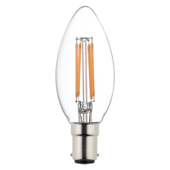 LEDVANCE LED Value Classic B Filament 4W 2700K B15d GEN2 LED Lamp ...
