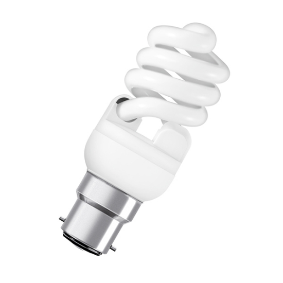 LEDVANCE Duluxstar Mini Twist 15W 6500K B22d Compact Fluorescent Lamp ...
